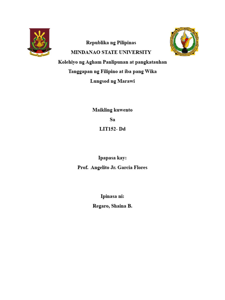 Bunga NG Sakripisyo | PDF