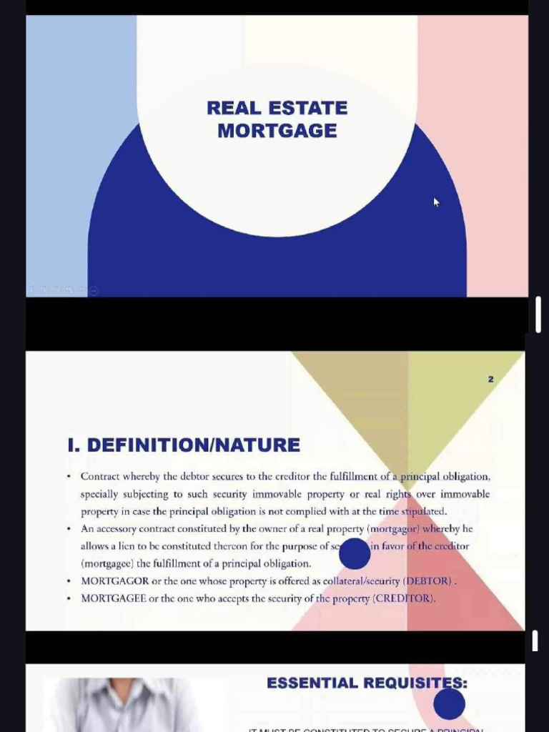 Real Estate Mortgage - Slides | PDF