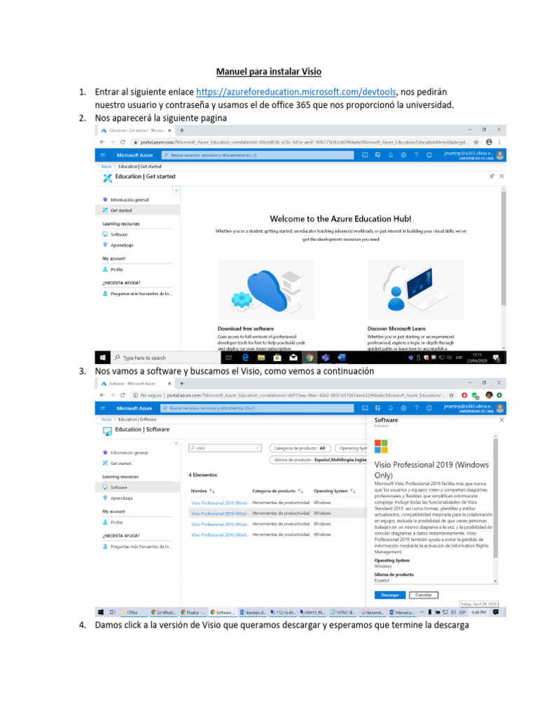 Manual para Instalar Visio | PDF