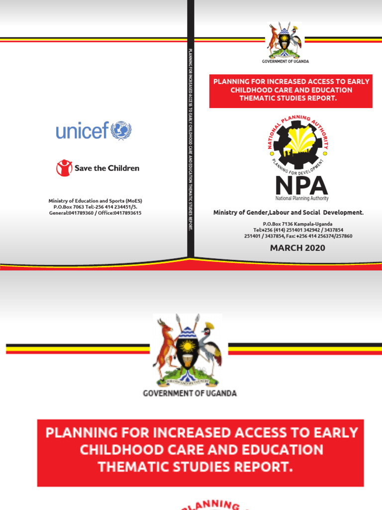 ECD Thematic Study NPA | PDF | Preschool | Caregiver