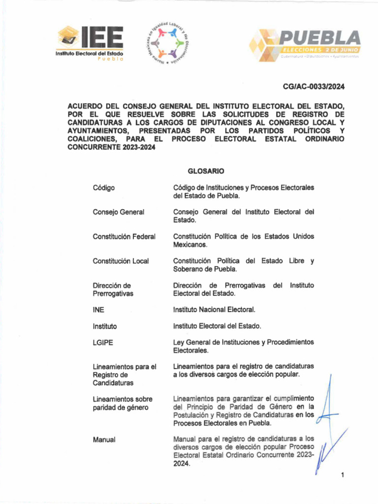 CG Ac 033 2024 | PDF | Alcalde | Elecciones