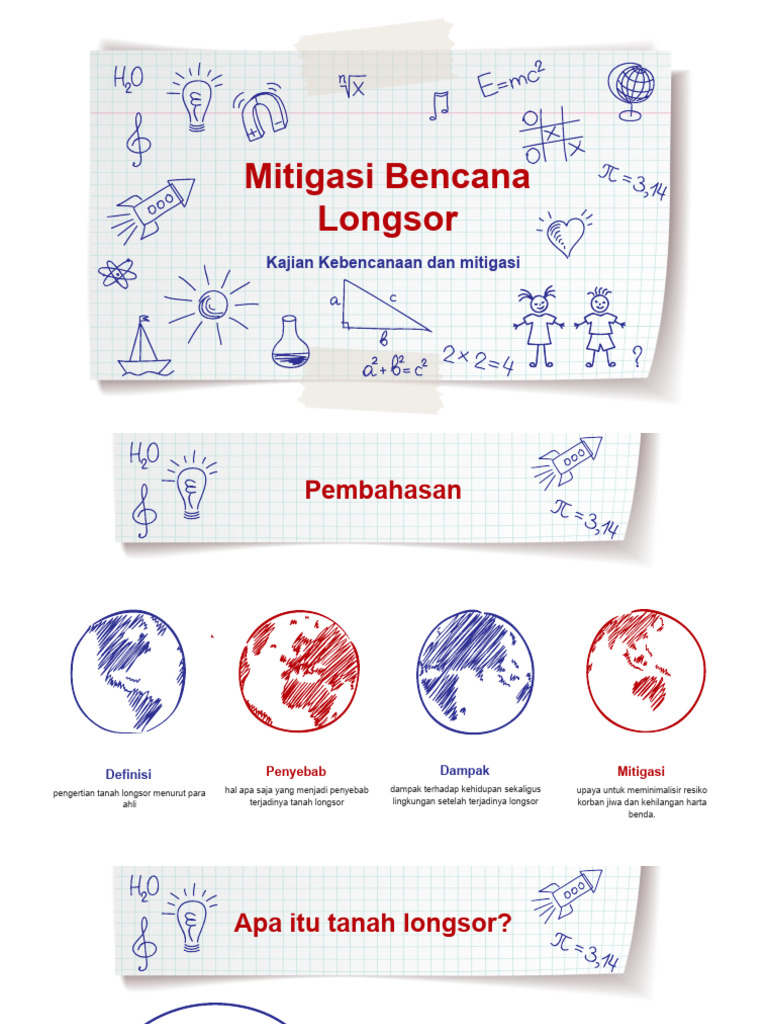Mitigasi Bencana Longsor PPT-WPS Office | PDF