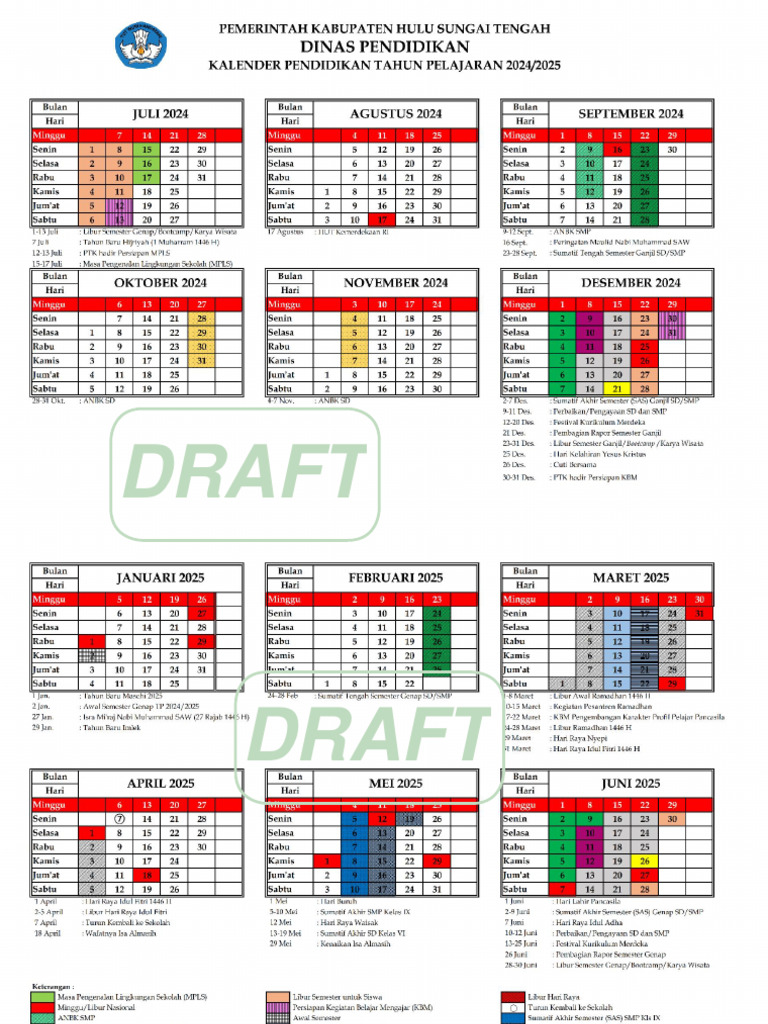 Kaldik 2024-2025 Overview | PDF