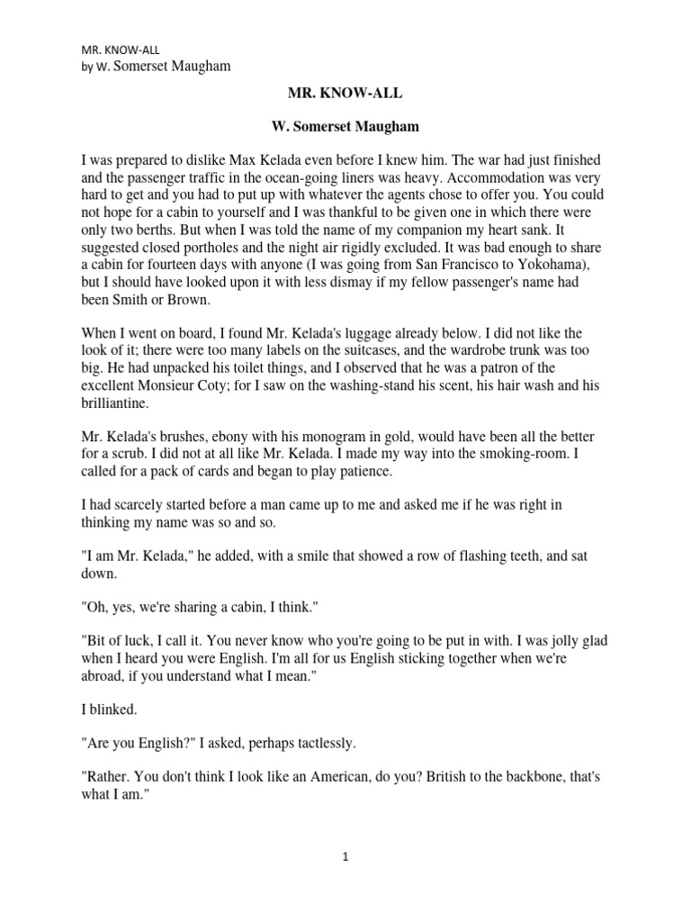 Unit 6-Mr - Know-All-Full Text | PDF | Poetry | Classics