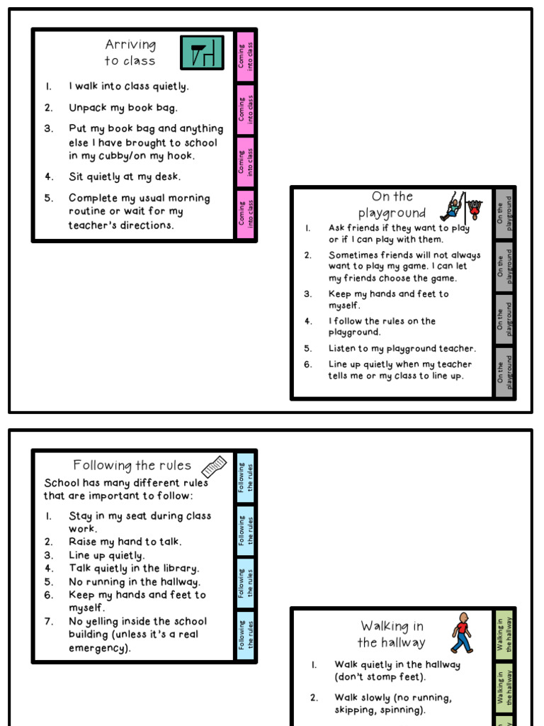 Essential School Behavior Guidelines | PDF | Libraries