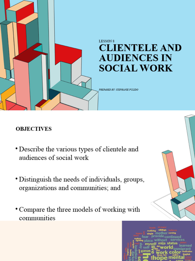 Clientele and Audiences in Social Work | PDF | Social Work | Psychotherapy