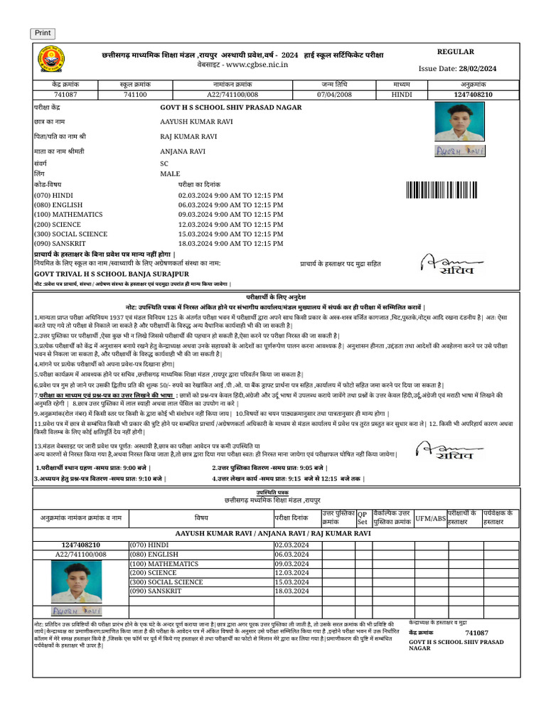 Ayush Ravi 2024 | PDF