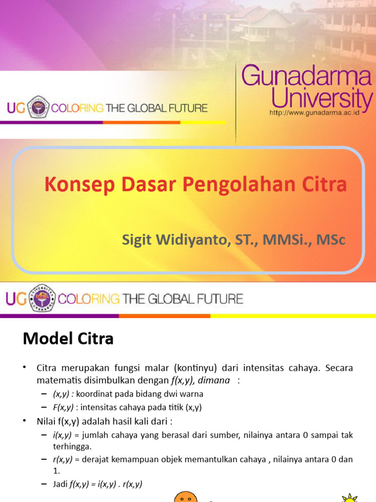 Konsep Dasar Pengolahan Citra | PDF