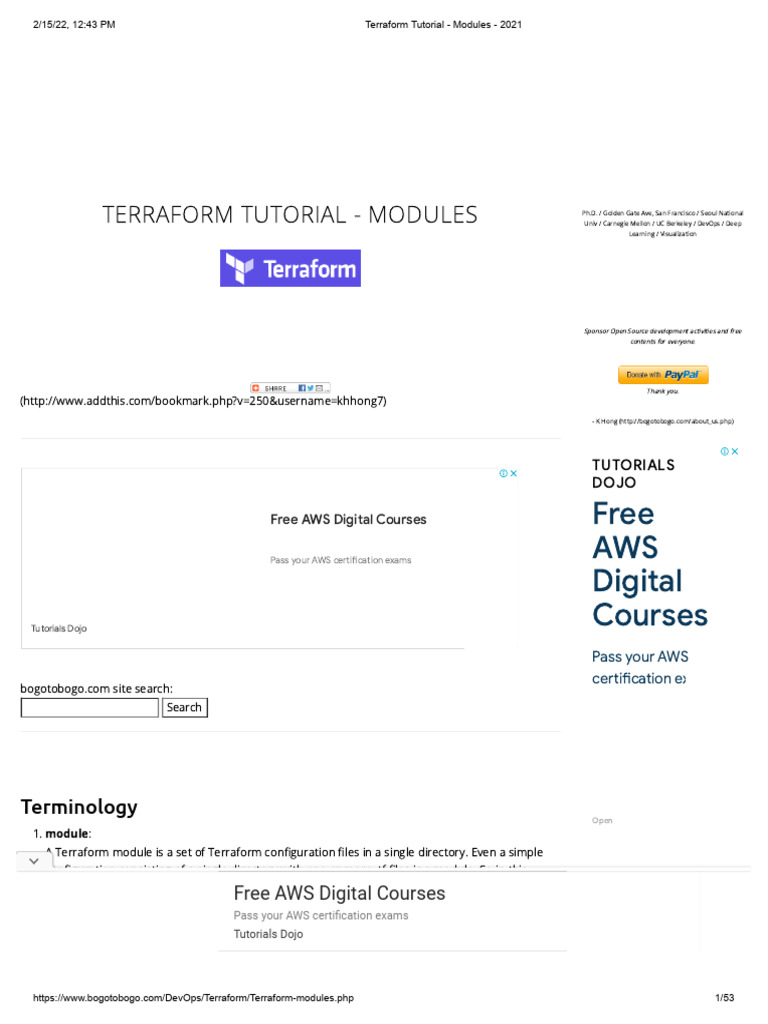 Terraform Tutorial Pdf Python Programming Language Amazon Web 4066