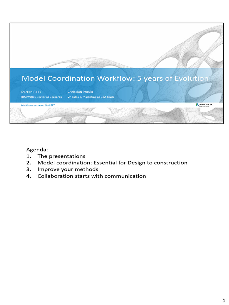 Model Coordination Workflow: 5 Years of Evolution | PDF | Building ...