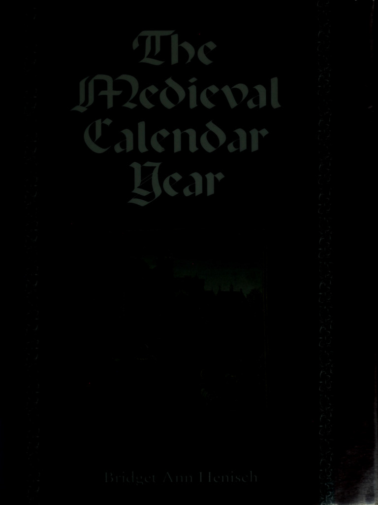 The Medieval Calendar Year | PDF | Adam | Astrological Sign
