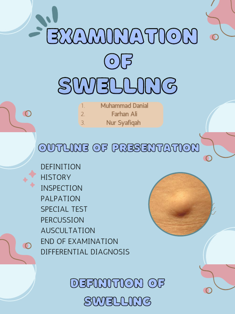 2 Examination of Swelling | PDF | Medical Specialties | Diseases And Disorders