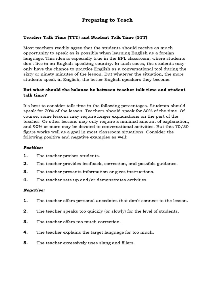 Module 10 Preparing To Teach | PDF | Teachers | Second Language