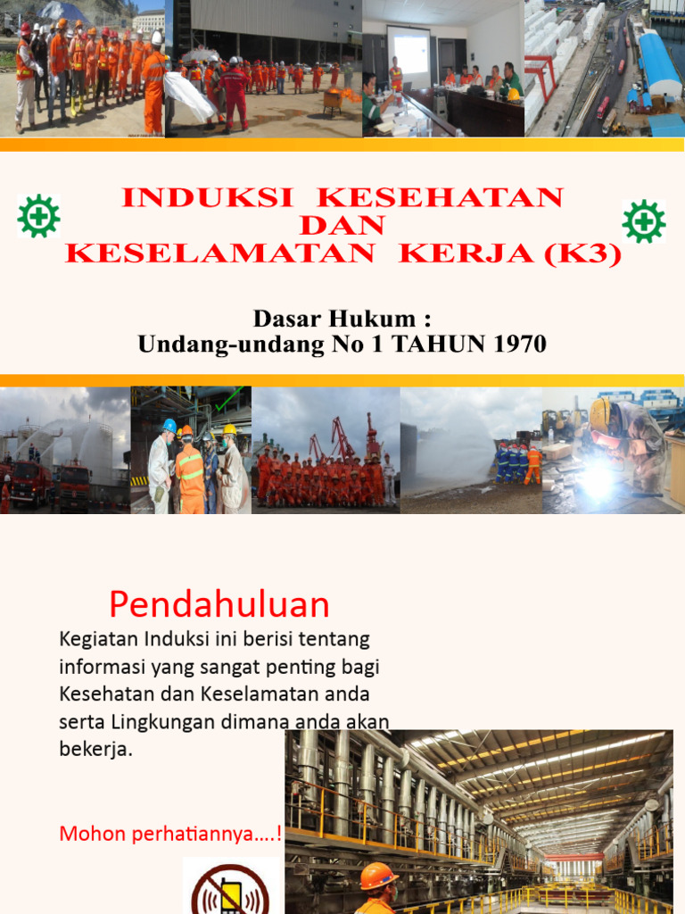 MATERI PPT Induksi SAFETY 2021 | PDF