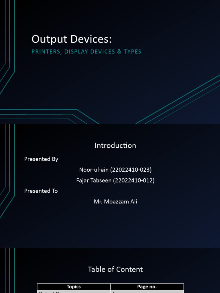 Output Devices | Download Free PDF | Computer Monitor | Liquid Crystal Display