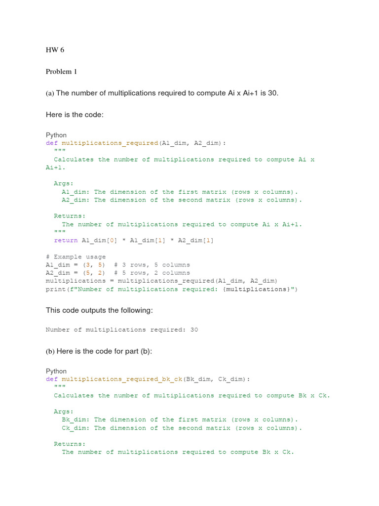 HW 6 | PDF | Time Complexity | Dynamic Programming