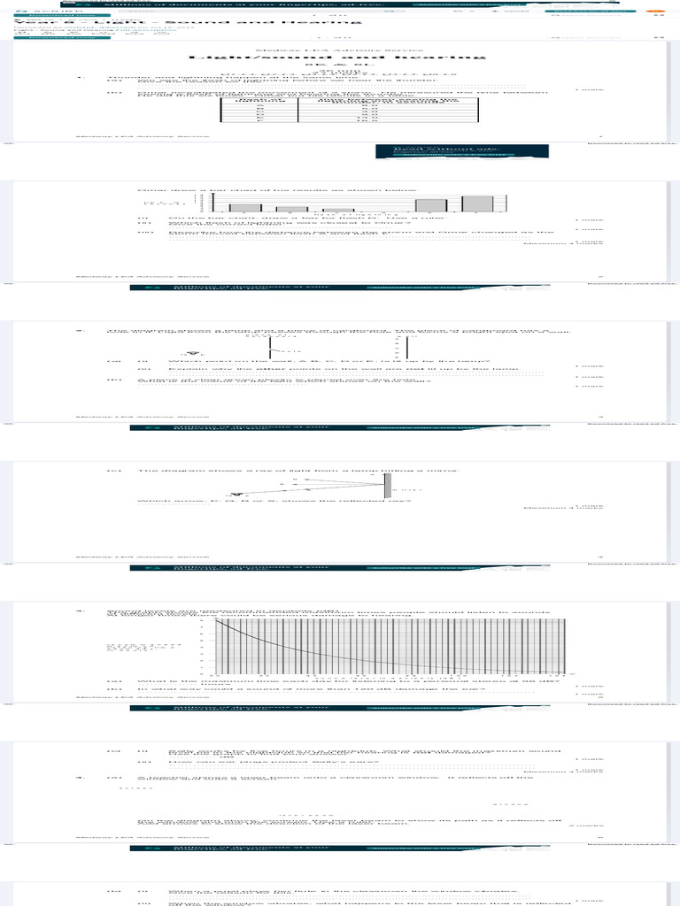 Decibel Levels and Thunder Analysis | PDF