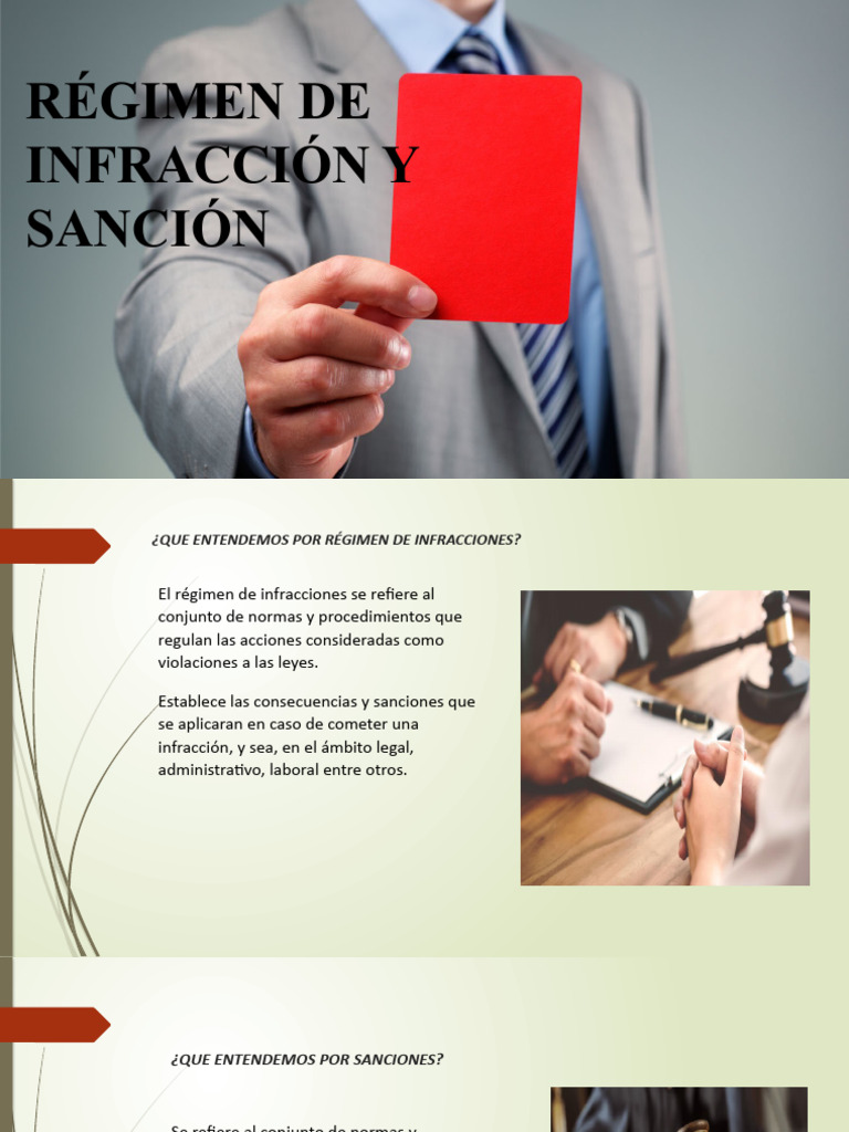 Regimen de INFRACCIONES Y SANCIONES | PDF | Multa (pena) | Derecho laboral