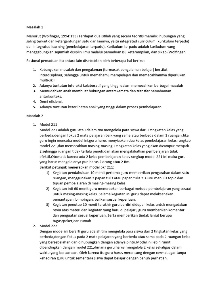 Diskusi 6 - Pembaharuan Dalam Pembelajaran Di SD | PDF | Seni | Komputer