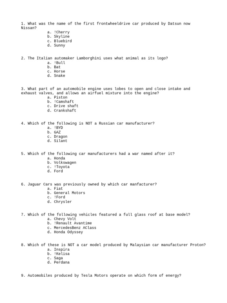 Fin294 Pset 6 | PDF | Automotive Industry | Nissan