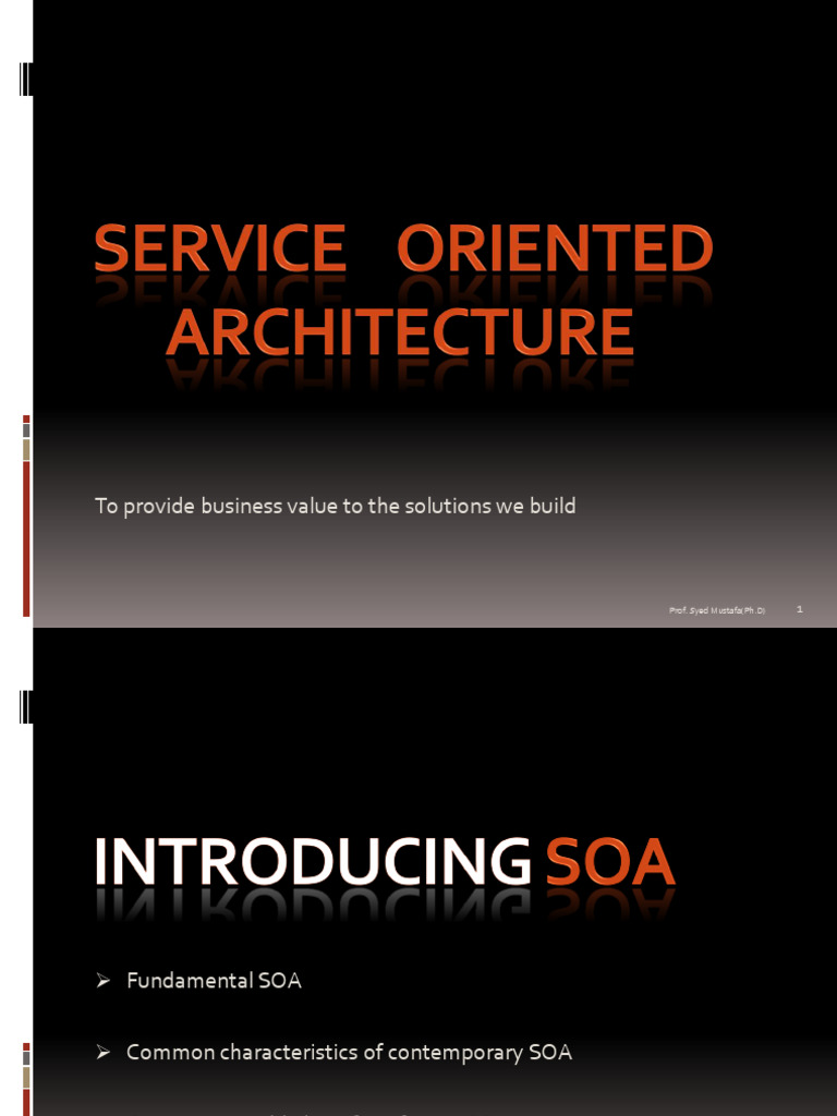 Understanding Service-Oriented Architecture (SOA) | PDF | Service Oriented Architecture | Soap
