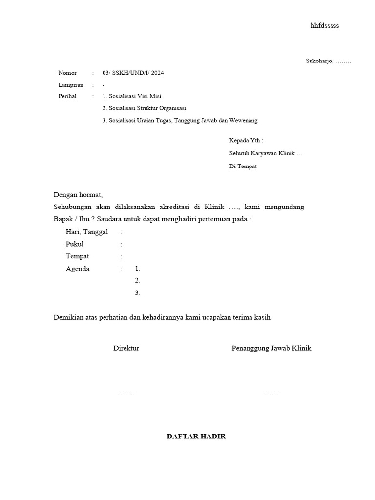 Dokumen Sosialisasi Struktur Organisasi Pdf