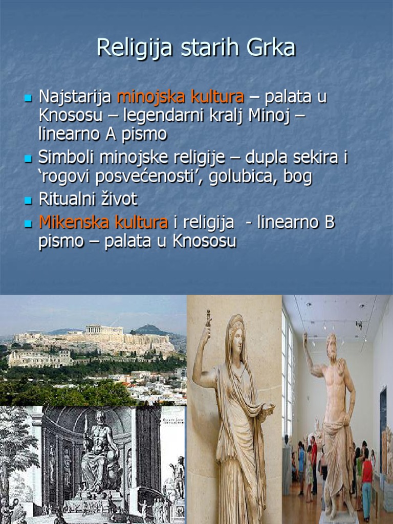 Religija Starih Grka I Rimljana | PDF