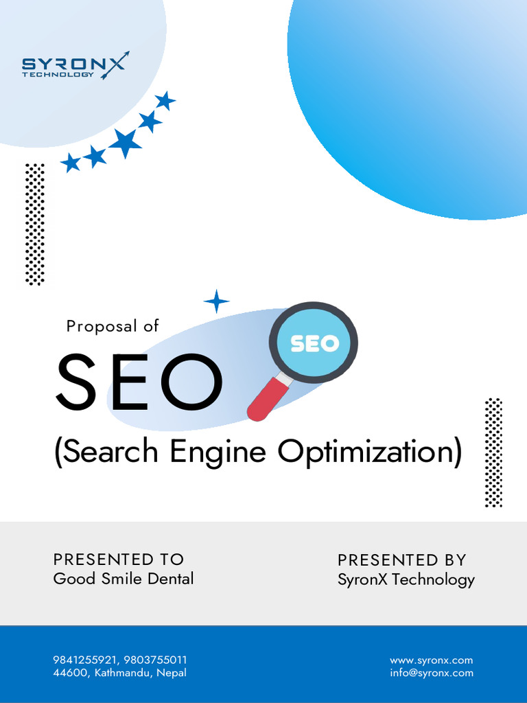 Good Smile Dental-SEO Proposal | PDF | Search Engine Optimization | Hypertext