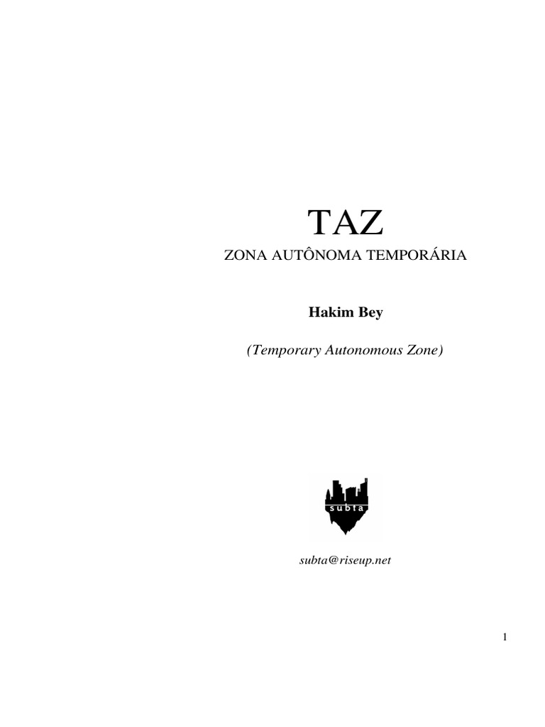 TAZ Hakim Bey | PDF | História