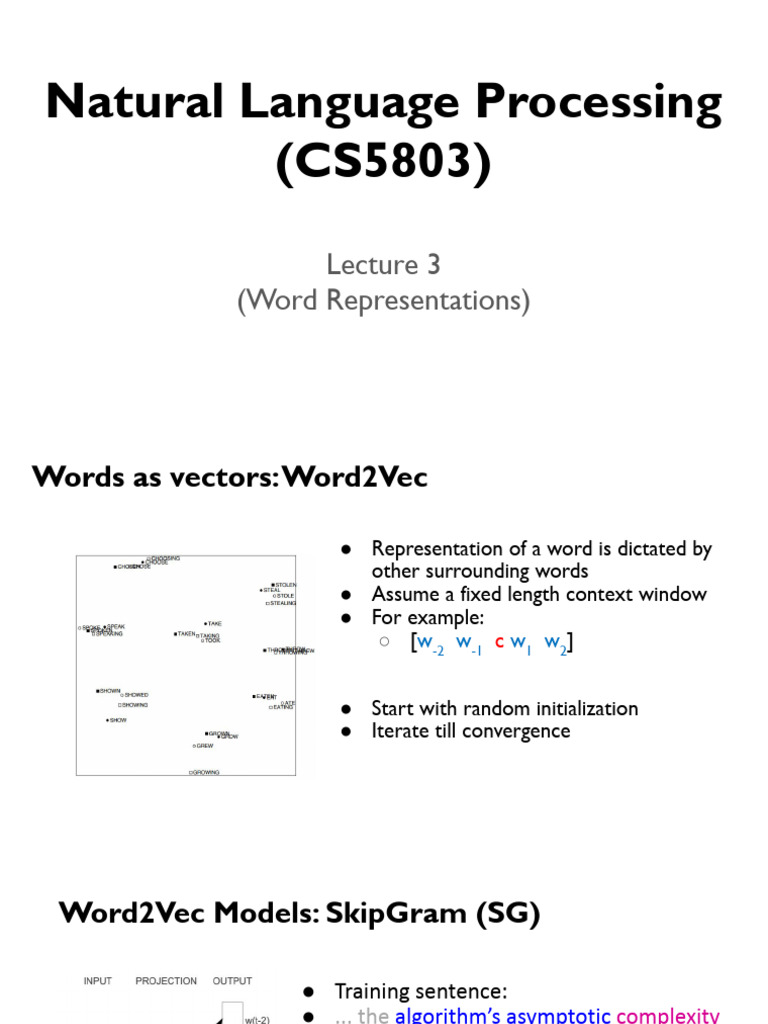 Word2Vec and GloVe Word Representations | PDF | Applied Mathematics | Machine Learning