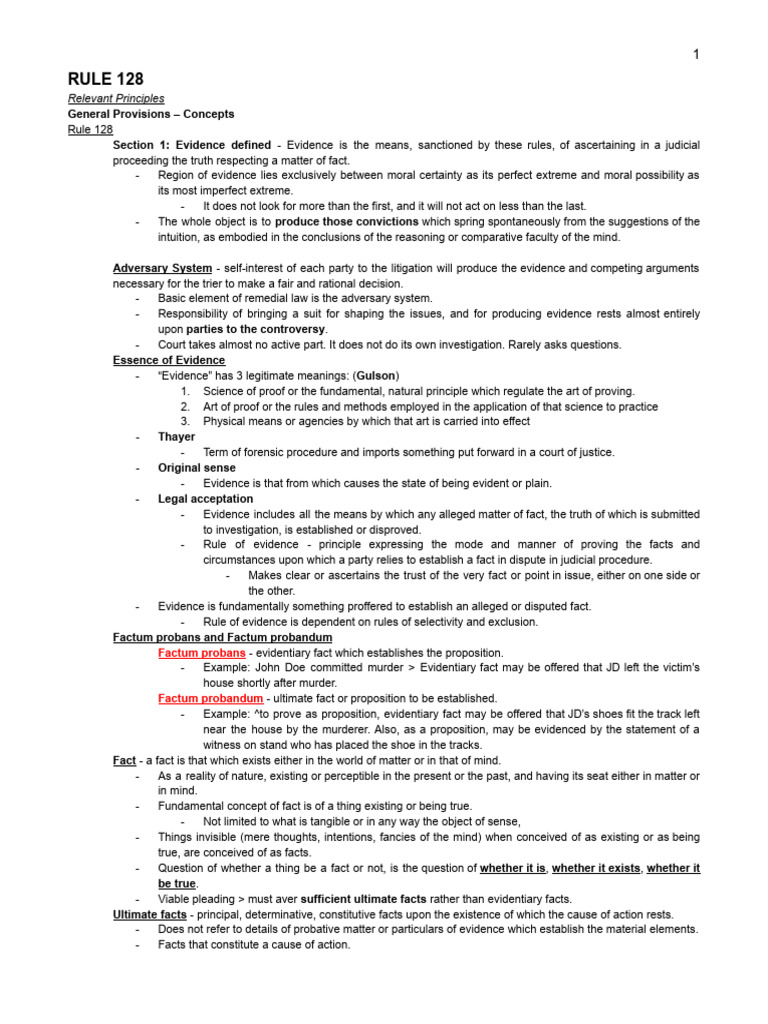 Evidence Reviewer | PDF | Evidence (Law) | Pleading