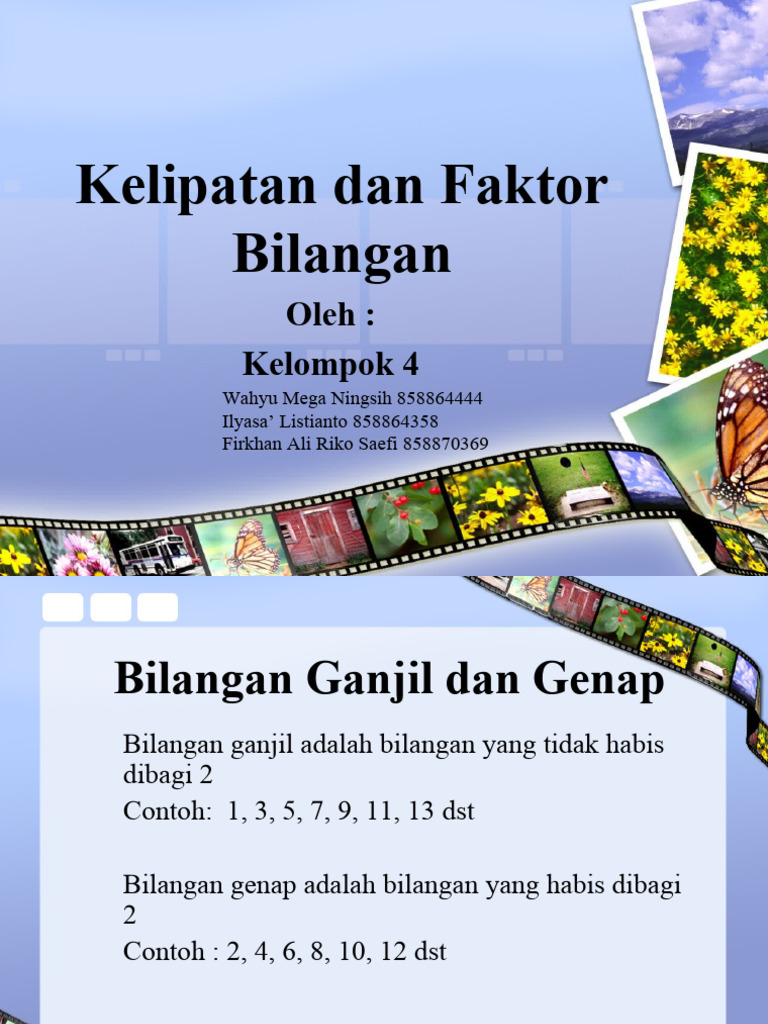 Kelompok 4 Kelipatan Dan Faktor Bilangan Modul 5 | PDF
