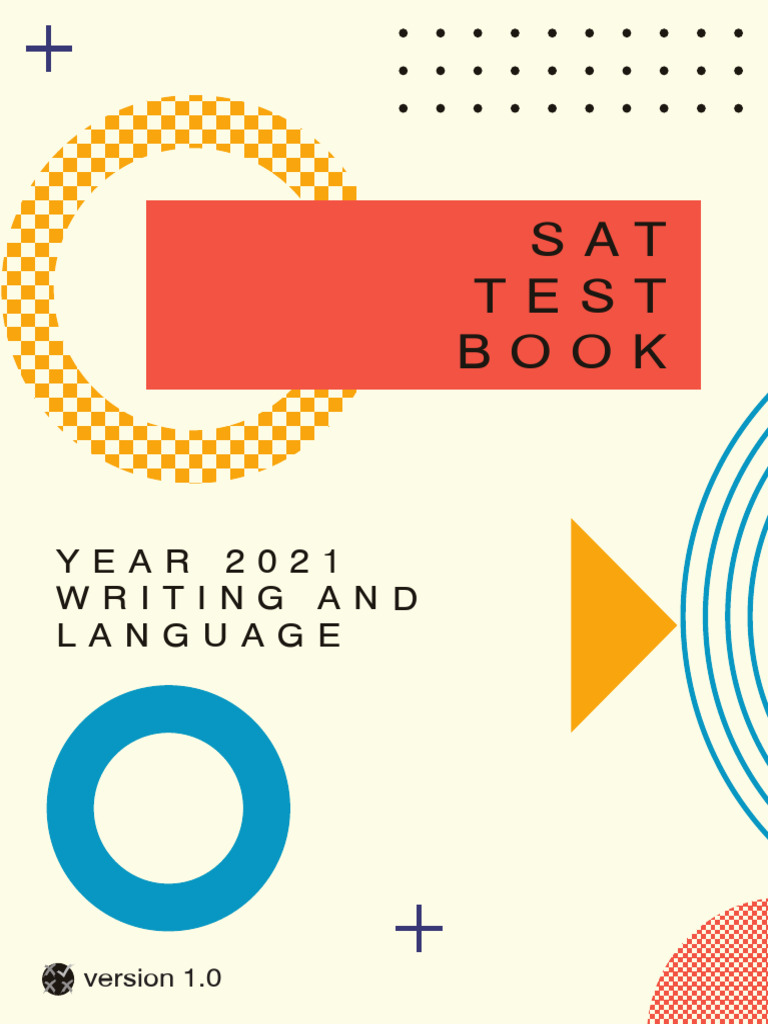 SAT Test Book 2021: Writing & Language | PDF