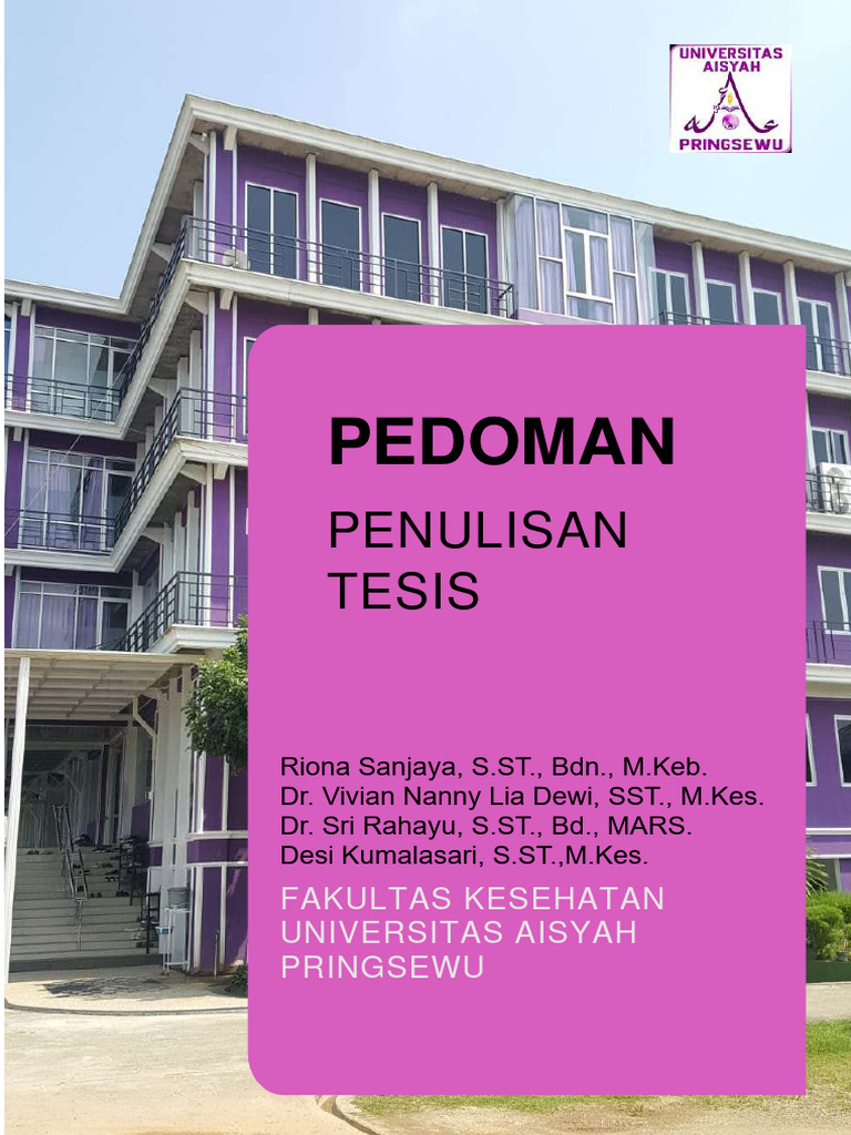Pedoman Penulisan Tesis s2 Kebidanan | PDF | Sains & Matematika