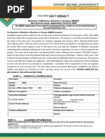 Dwu Non School Leaver Application Form | PDF | Science | Mathematics