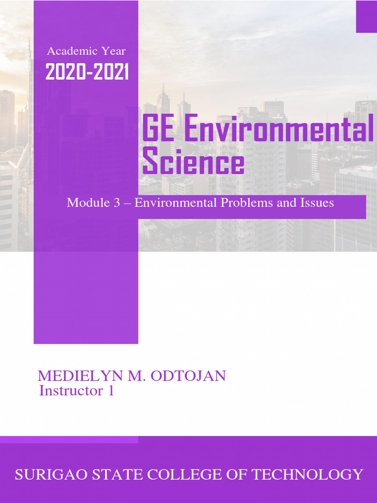 Learning Module GE Envi Sci - Module 3 - Mmo | PDF | Air Pollution ...