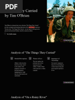 The Things They Carried by Tim O'Brien | PDF
