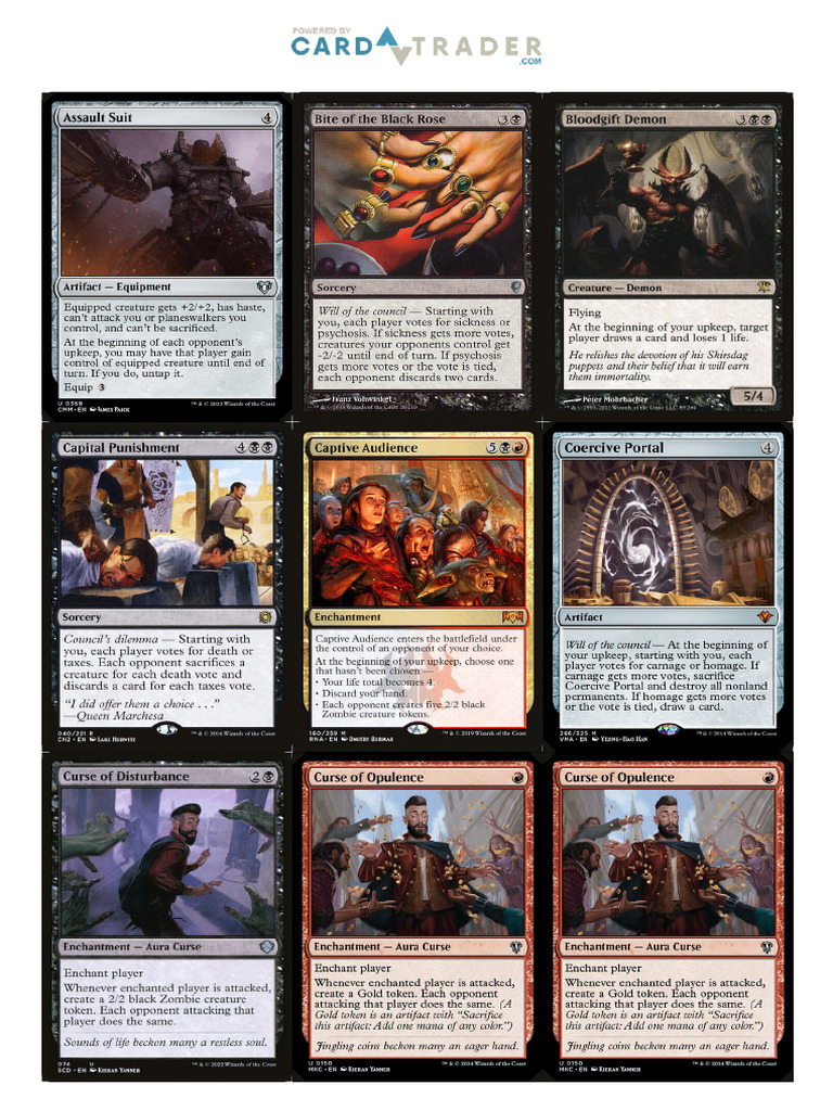 MtG deck printable | PDF