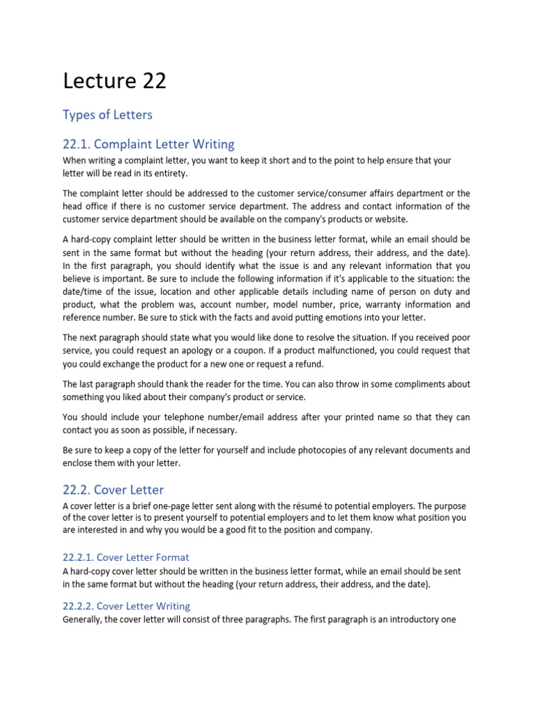 HUM120 Handouts Lecture22 | PDF | Résumé | Human Communication