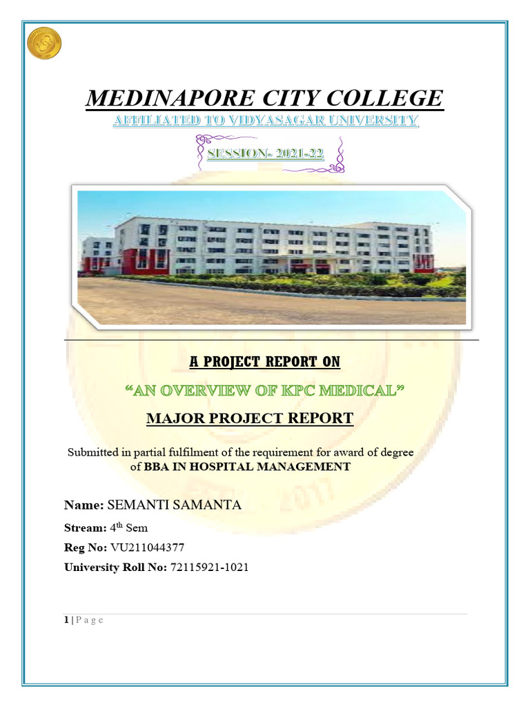 Ss - KPC Medical College Final Project | Download Free PDF | Patient ...