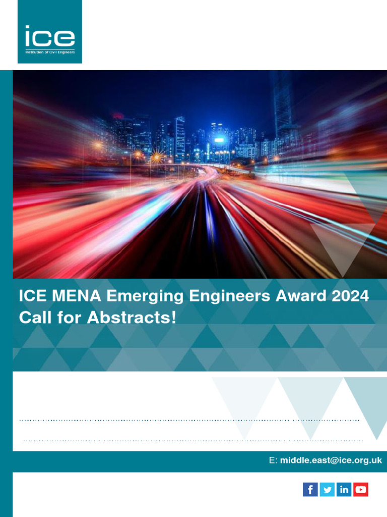 ICE MENA EEA 2024 - Call For Abstracts! | PDF