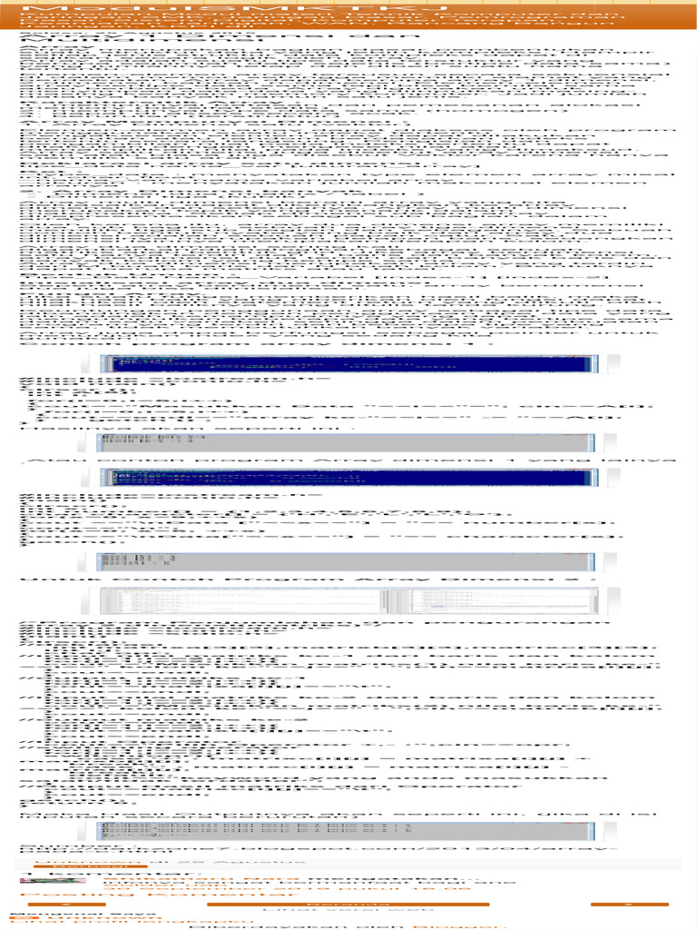 ModulSMKTKJ Array 1 Dimensi Dan Multidimensi | PDF | Komputer ...