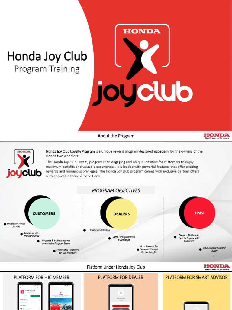 Honda Joy Club | PDF | Payments