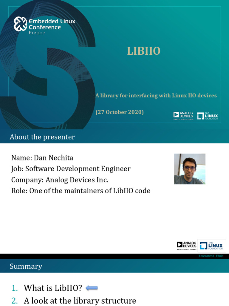 Libiio | PDF | Linux | Library (Computing)