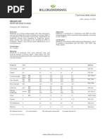 Billerud Crownboard Craft Tech Data Sheet 2022.10.12 | PDF | Paperboard | Materials