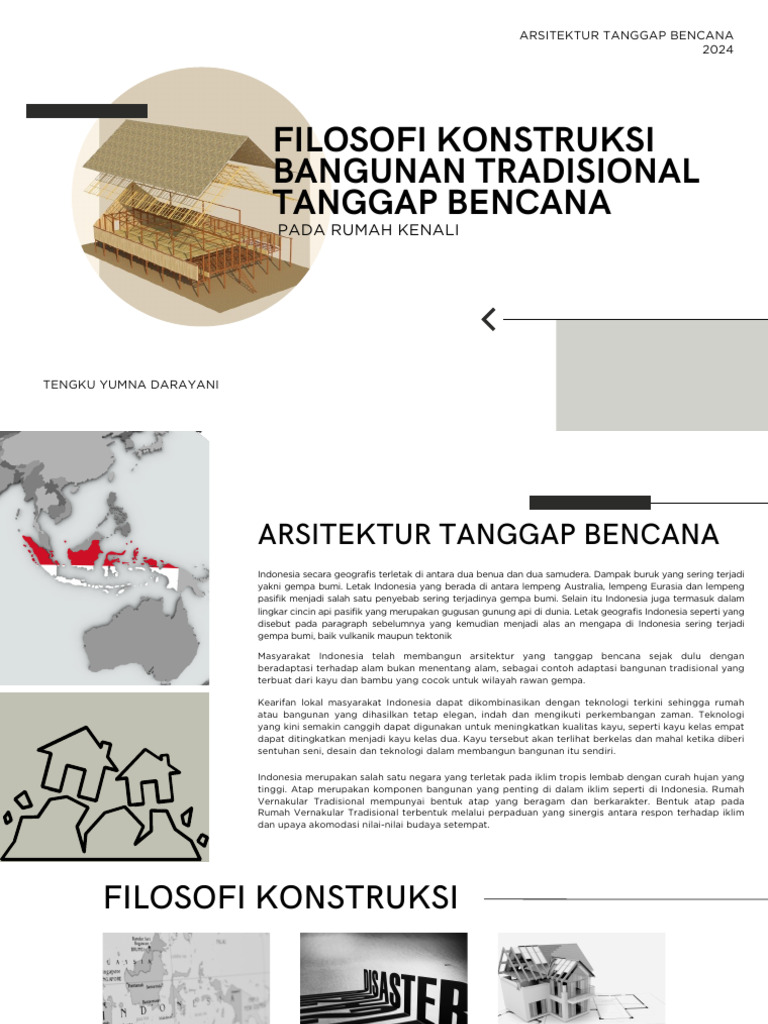 Arsitektur Tanggap Bencana 2024 | PDF