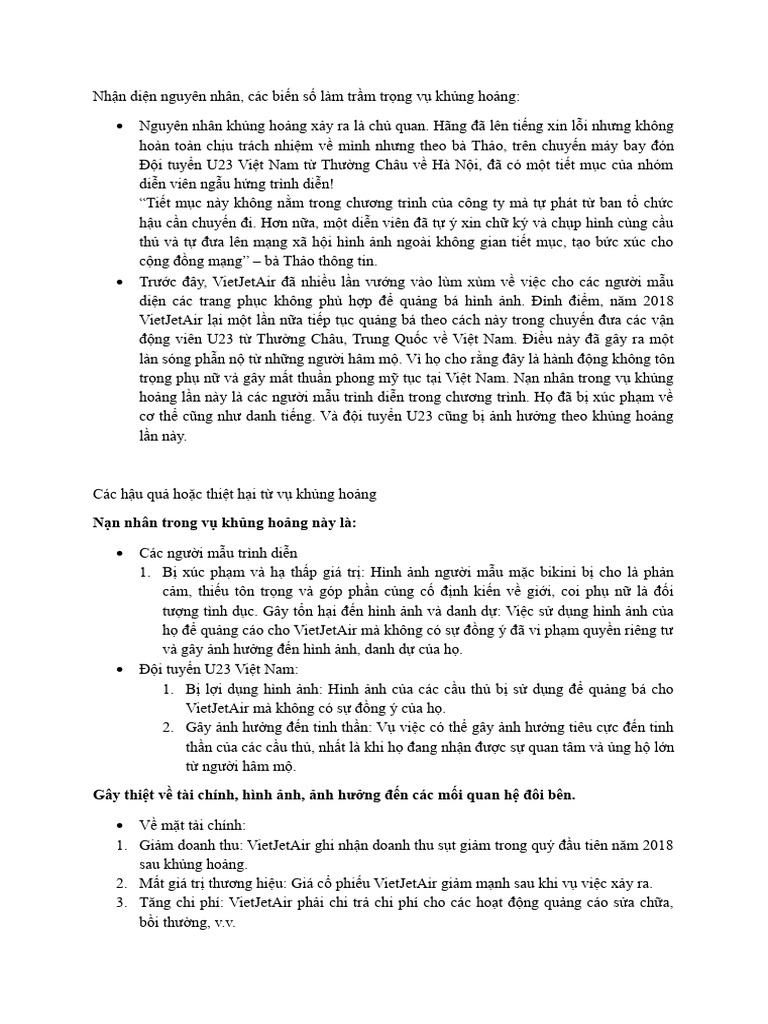 qtri khủng hoảng | PDF