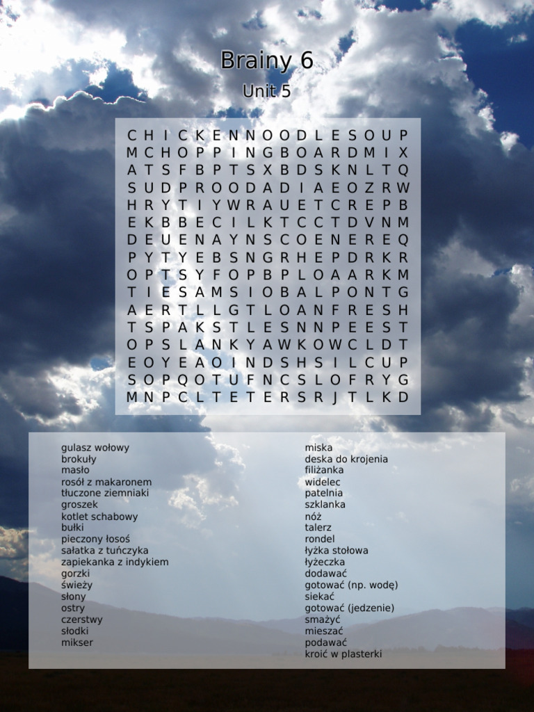 Unit5.wordsearch | PDF