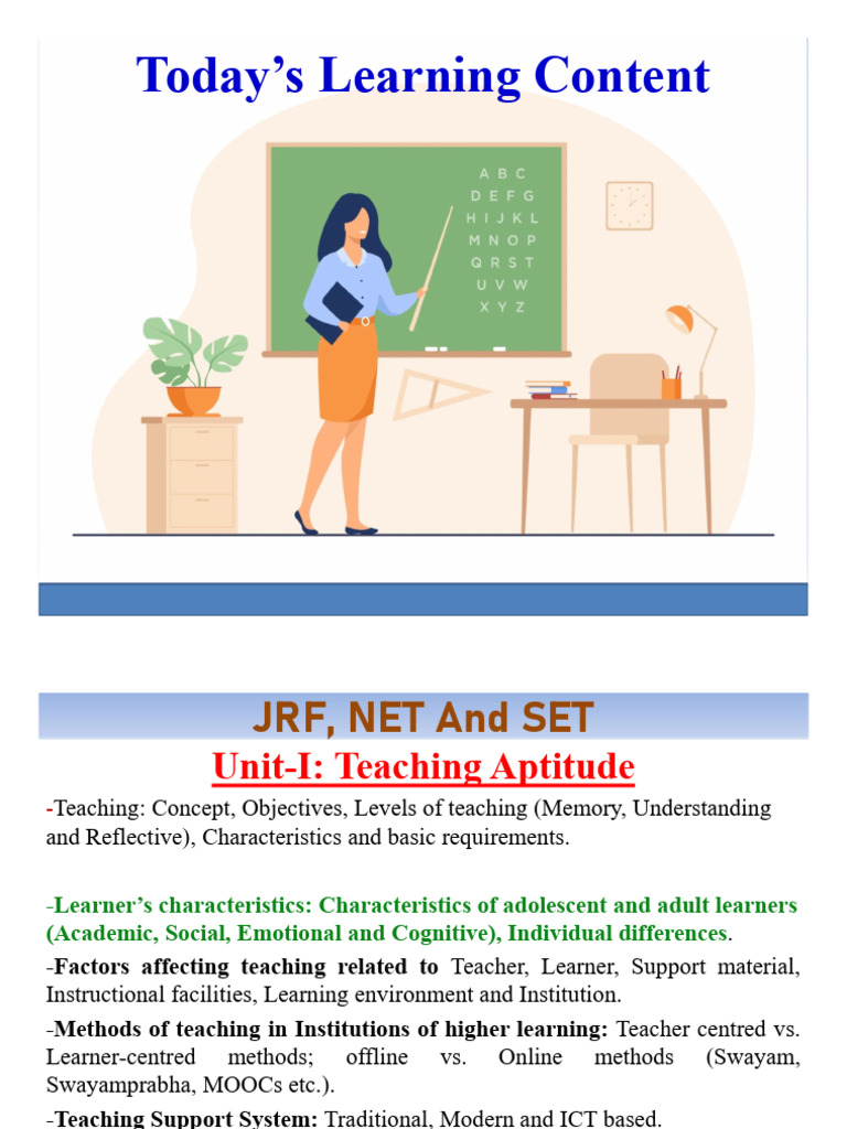 Today's Learning Content | PDF | Educational Technology | Learning