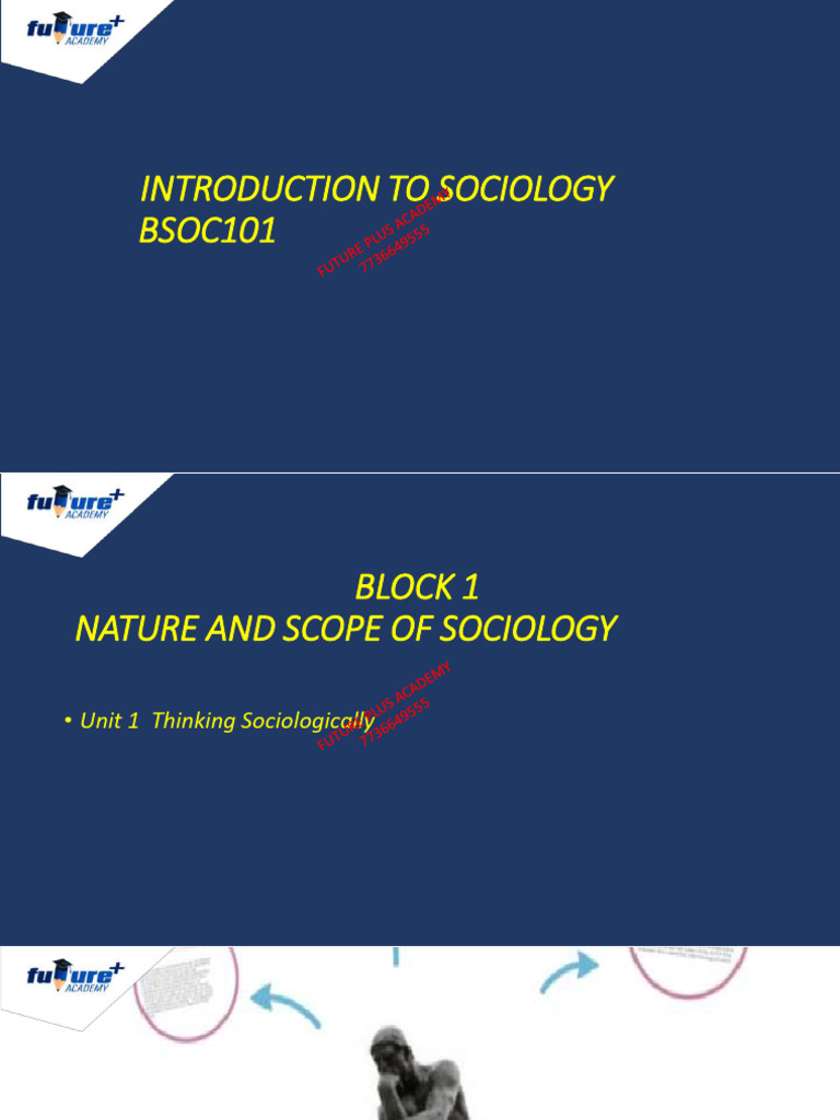 Introduction to Sociology Concepts | PDF